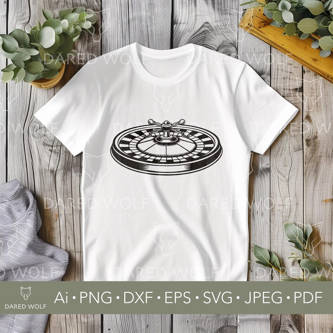 Roulette Wheel SVG: Casino Game Vector Clipart (digital File) - Etsy
