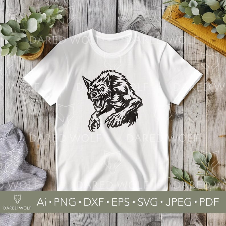 Chupacabra Vector Art | Scary Monster SVG for Cricut and Silhouette ...