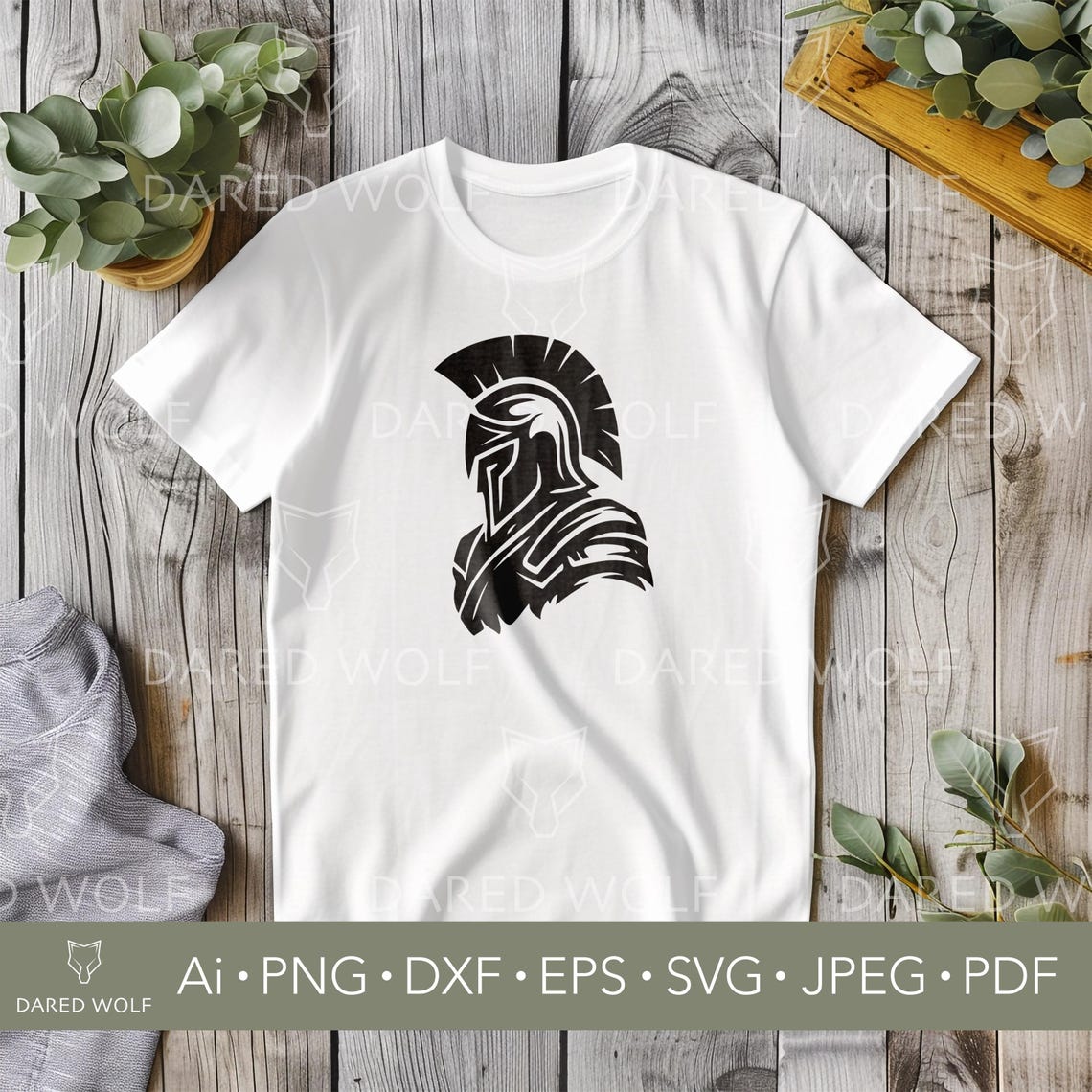 Spartan Warrior Vector Art | Gladiator Helmet SVG for Cricut and ...