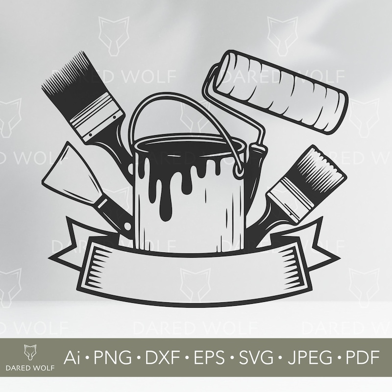 Painting Logo Svg - Etsy