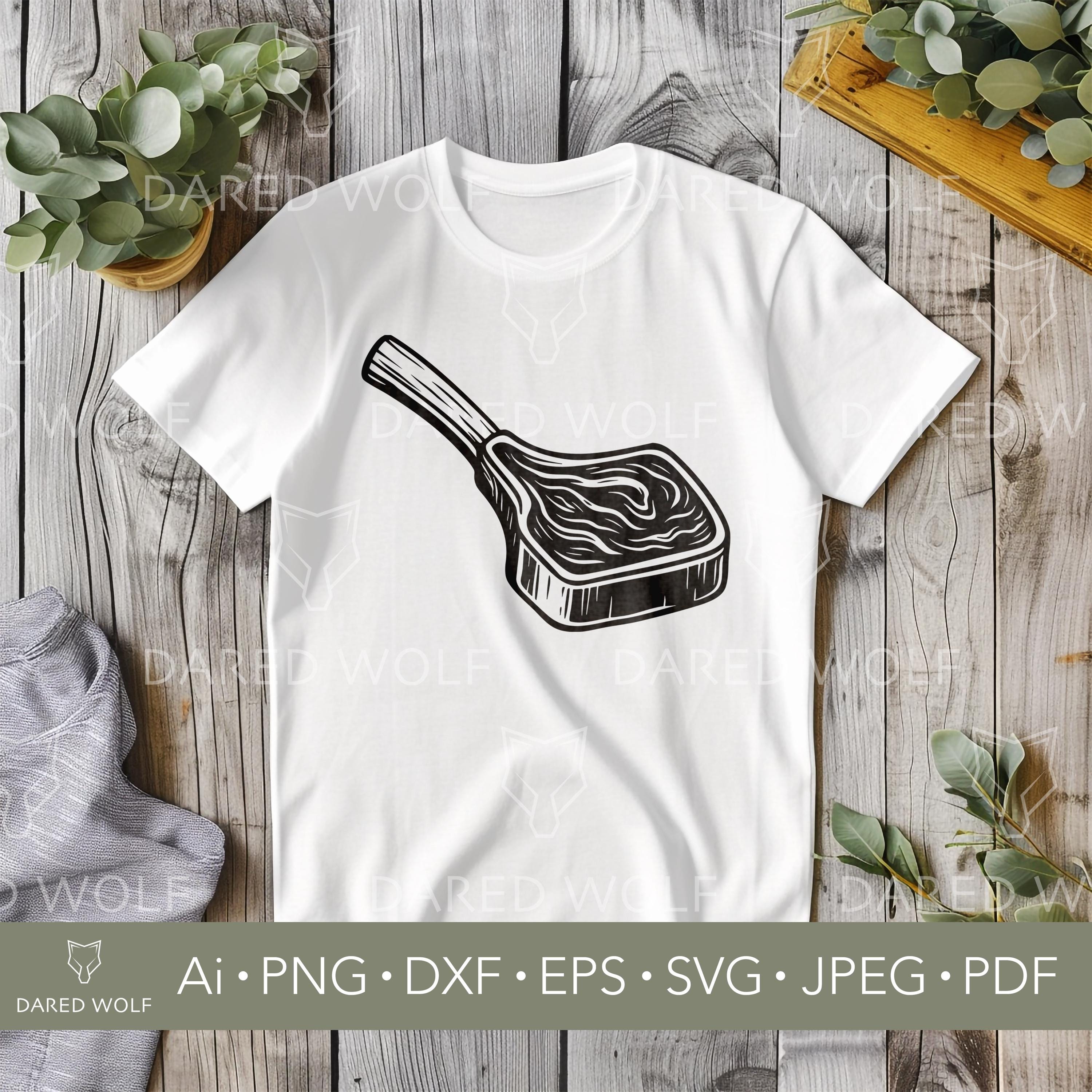 Lamb Chop Butcher SVG: Meat Cut Vector Art for Cricut & Silhouette ...