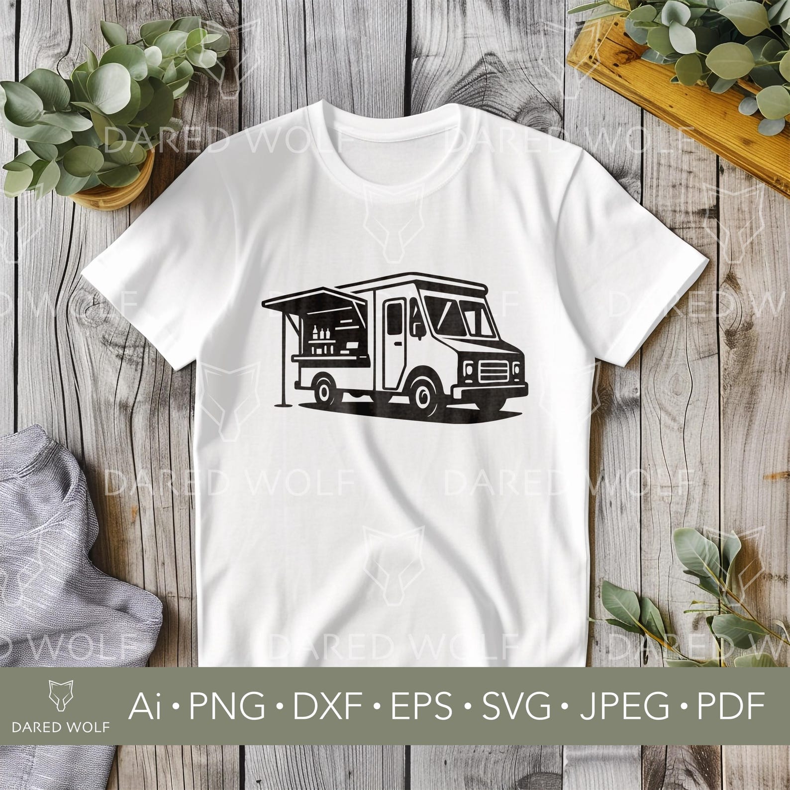 Food Truck Vector Clipart: Street Food SVG, Vinyl Cut Files (digital ...