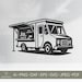 Food Truck Vector Clipart: Street Food SVG, Vinyl Cut Files (digital ...