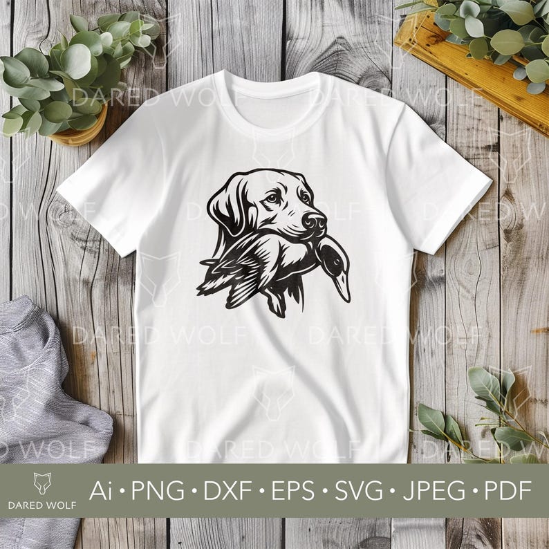 Duck Hunting Dog Vector Art: Retriever SVG, Decals (digital File) - Etsy