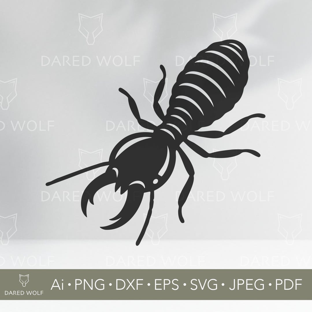Termite Insect SVG Design: Pest Control Vector Clipart (digital ...