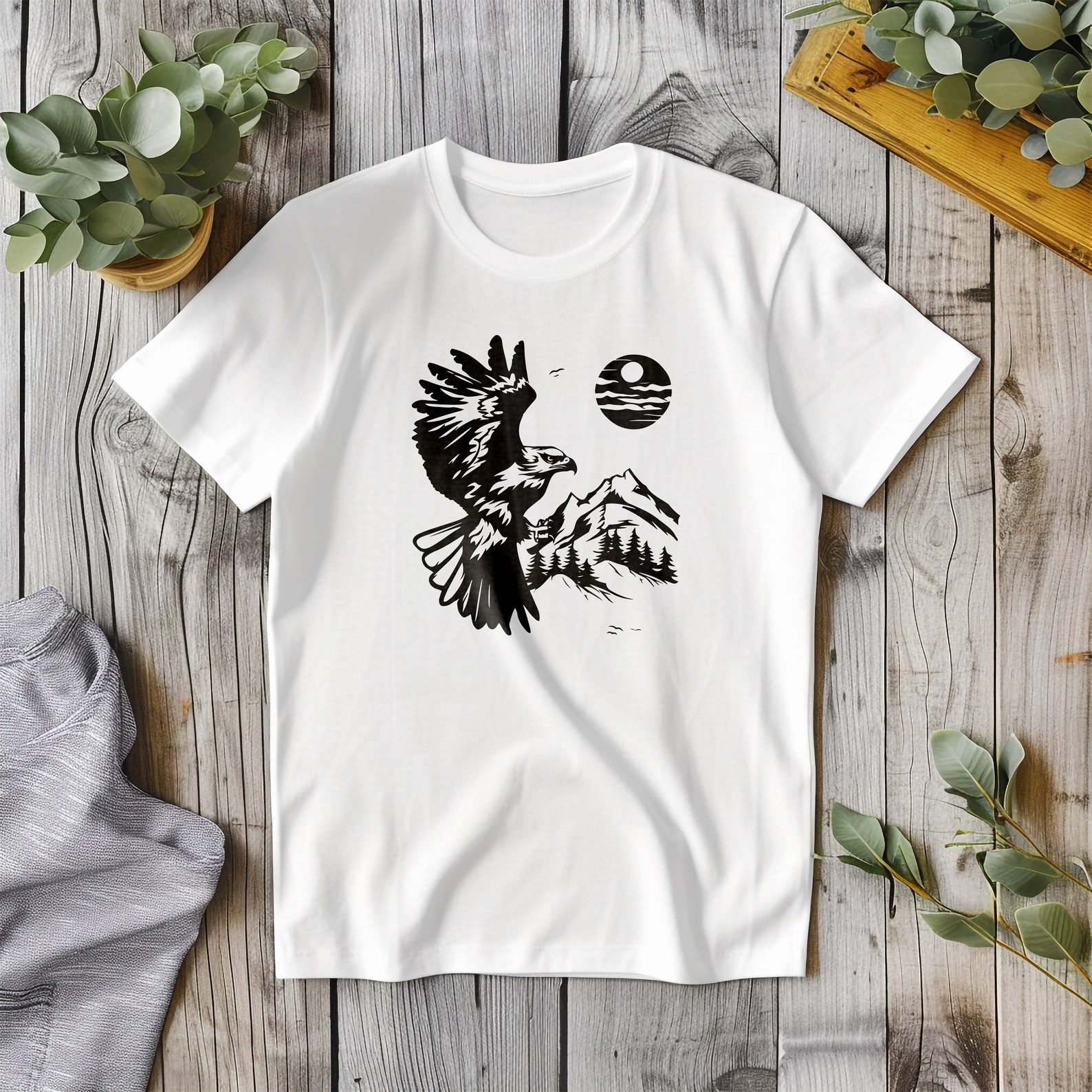 Hawk Mountain Vector Cut File | Hawk Mountain Clipart | Mountain Svg ...
