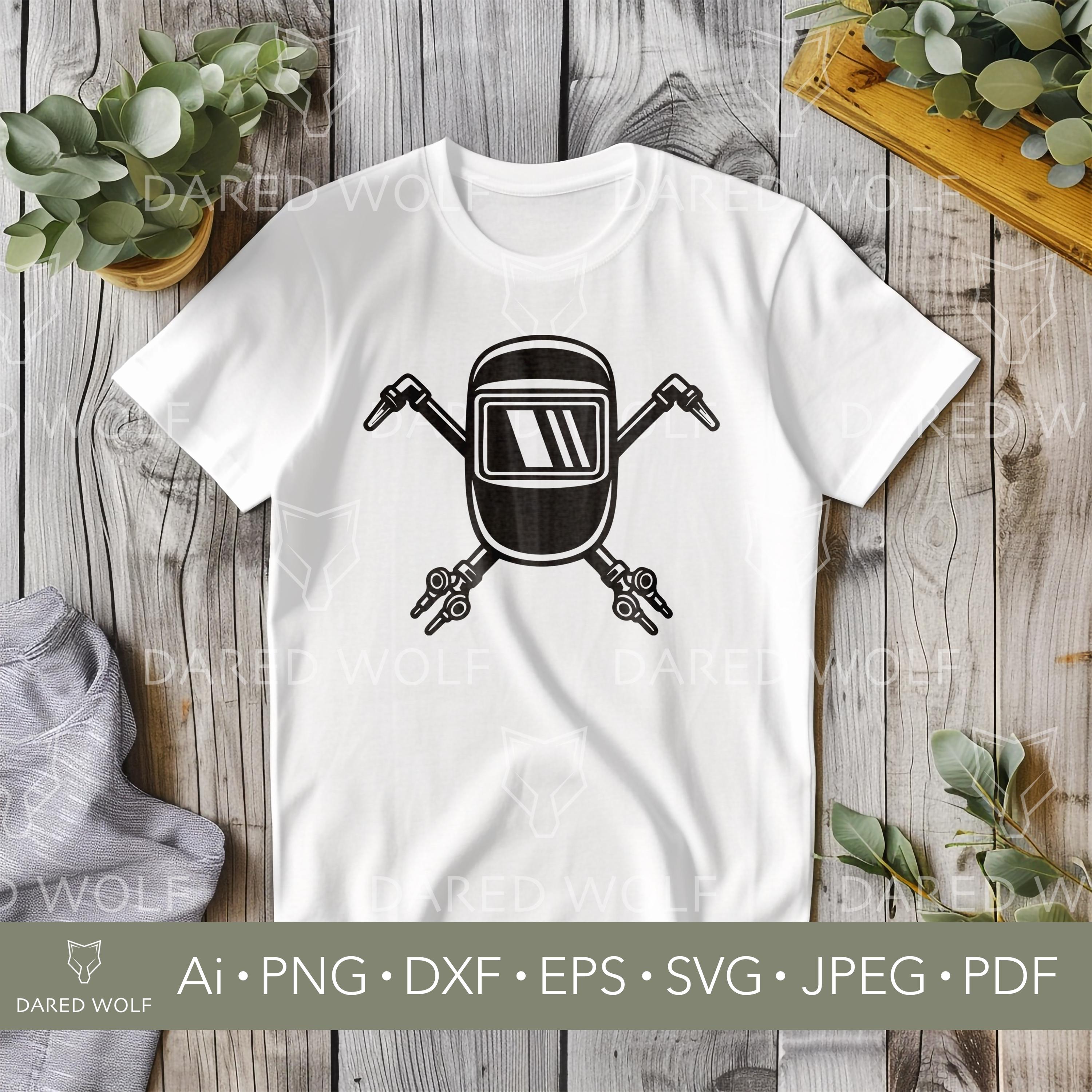 Welder Mask SVG Vector | Welding Helmet Design for Cricut and ...