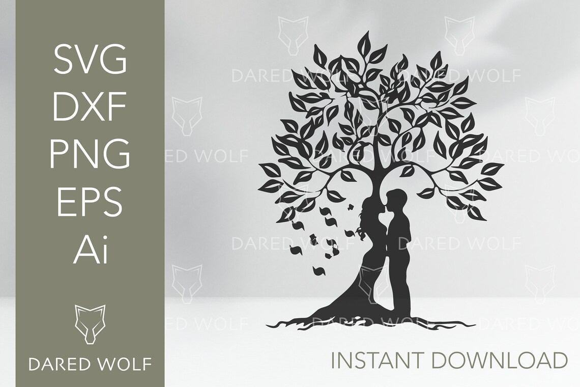 Love Tree Vector Cut File | Tree of Life Clipart | Family Tree Svg ...