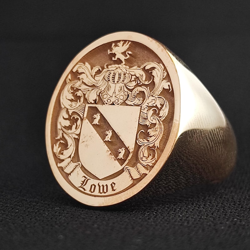 Gold Family Crest - Etsy