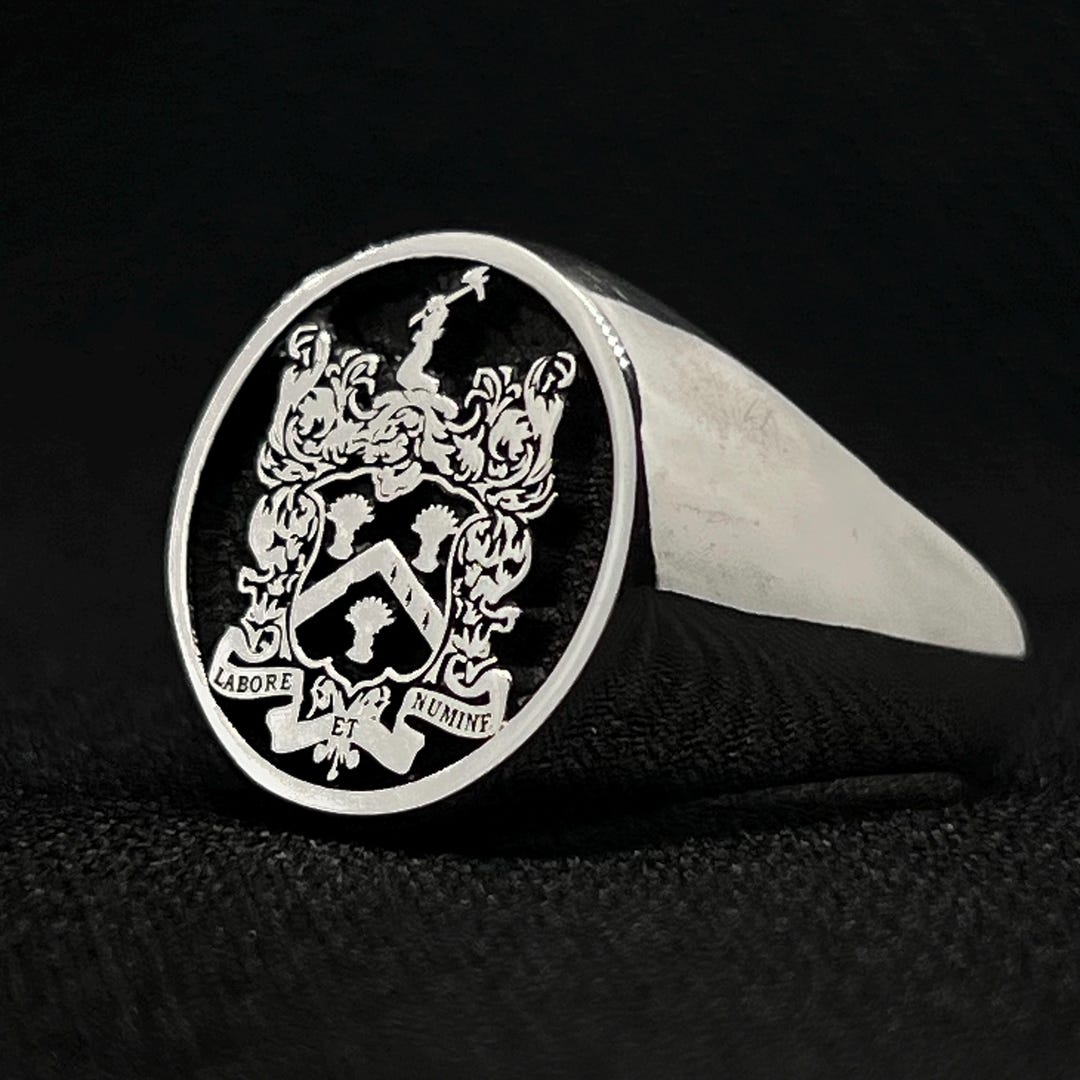 Custom Engraved Rings, Custom Signet Ring, Engraved Signet Ring ...