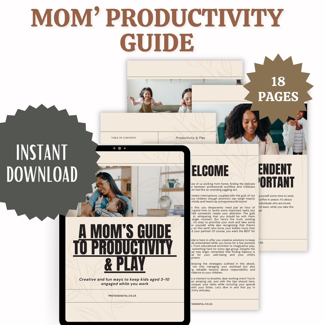 Mom Productivity Guide: Master Time Management, Daily Planning, Goal ...