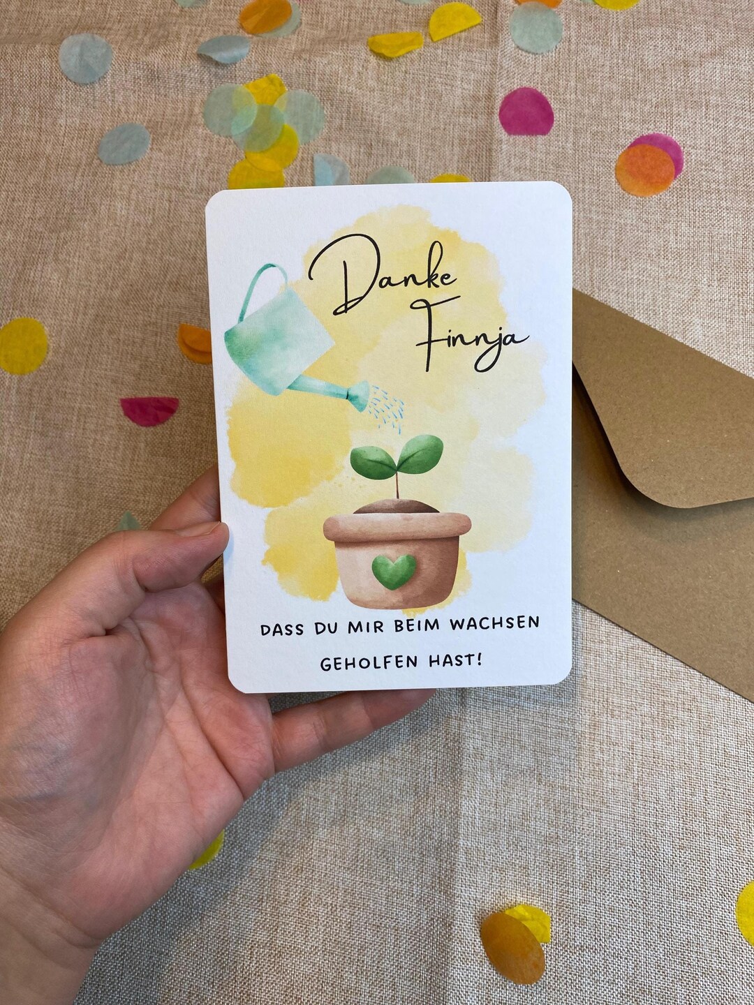 Folding Card Farewell Kindergarten, School / Childminder / Childminder ...