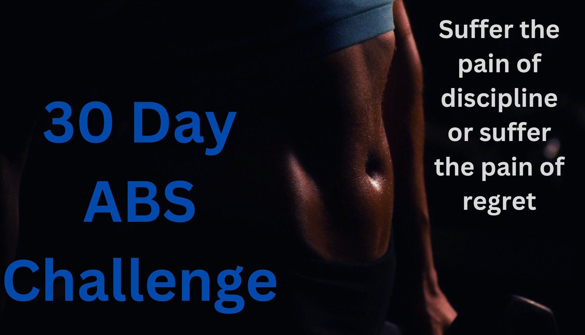 30-day Abs Training, Core, Build Strength, Flat Abs Challenge, 30-day ...