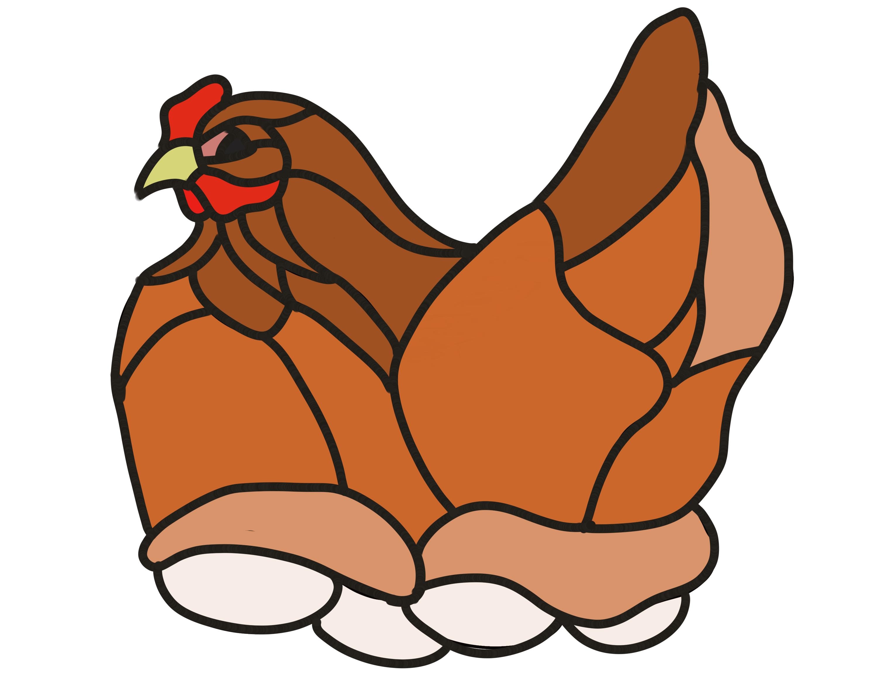 Stained Glass Hen, Stained Glass Sun Catcher Chicken , Easy Stained ...