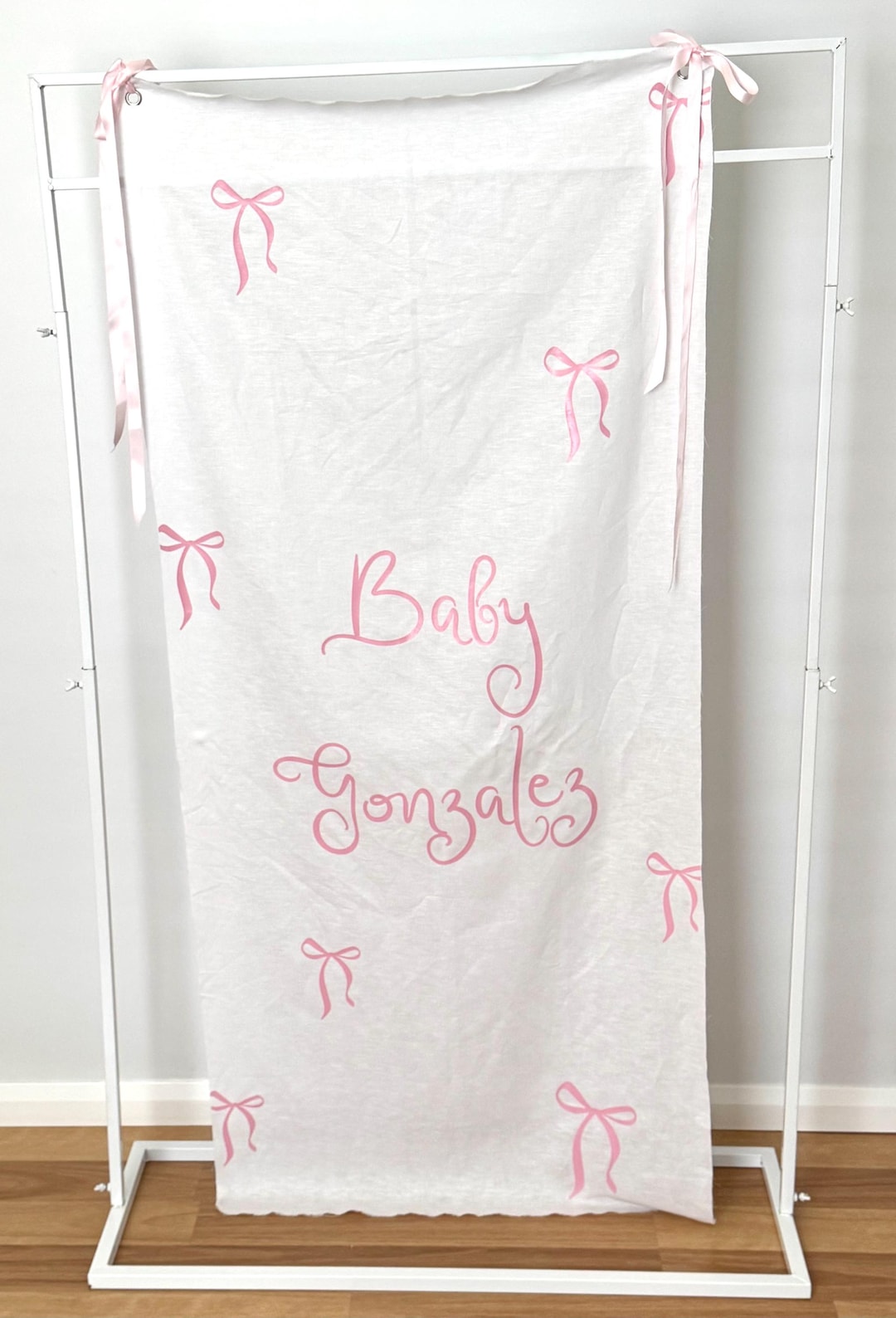 Custom Baby Shower Fabric Welcome Banners Welcome Sign Events, Weddings ...