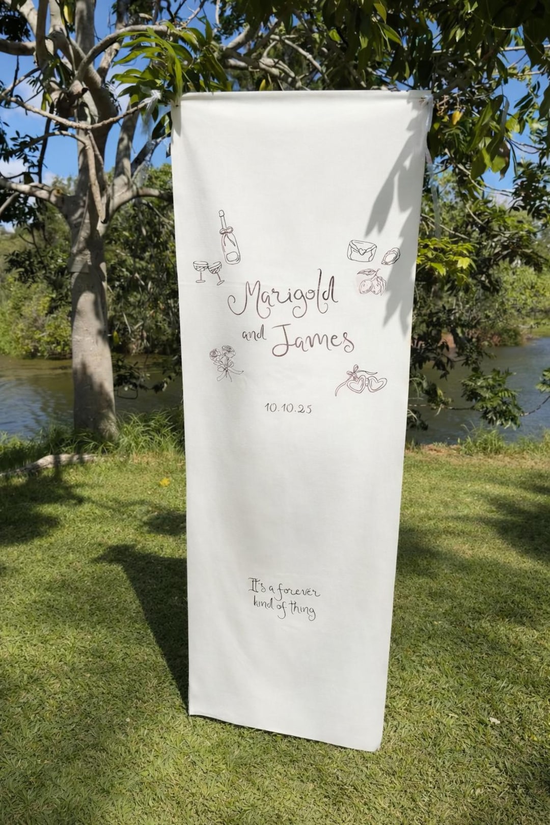 Custom Fabric Signs | Fabric Sign | Welcome Sign - Etsy