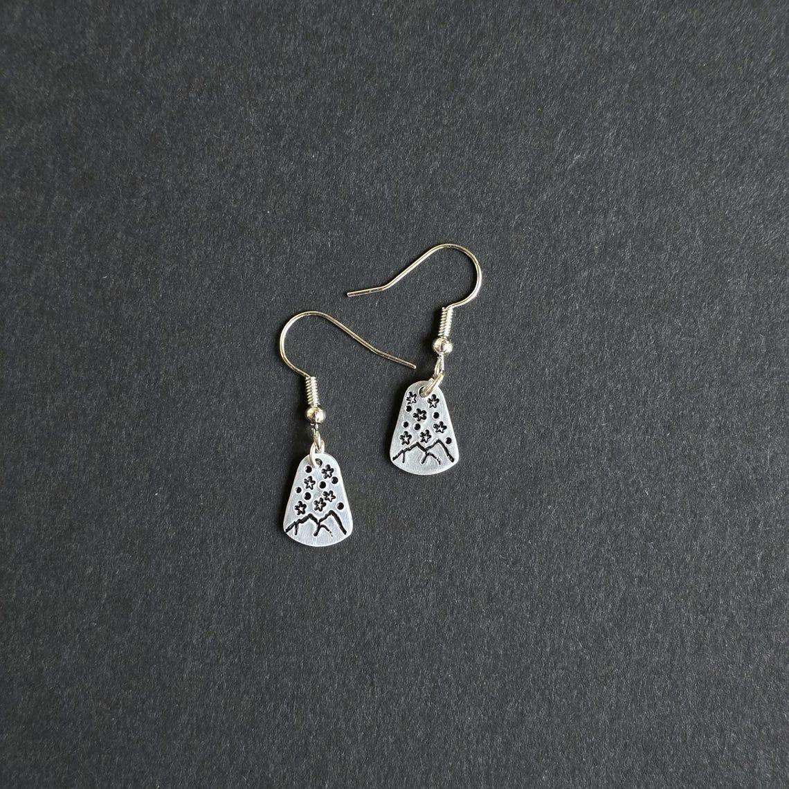 Night Sky Mountain Earrings | Nature-inspired Jewelry | Adventure ...