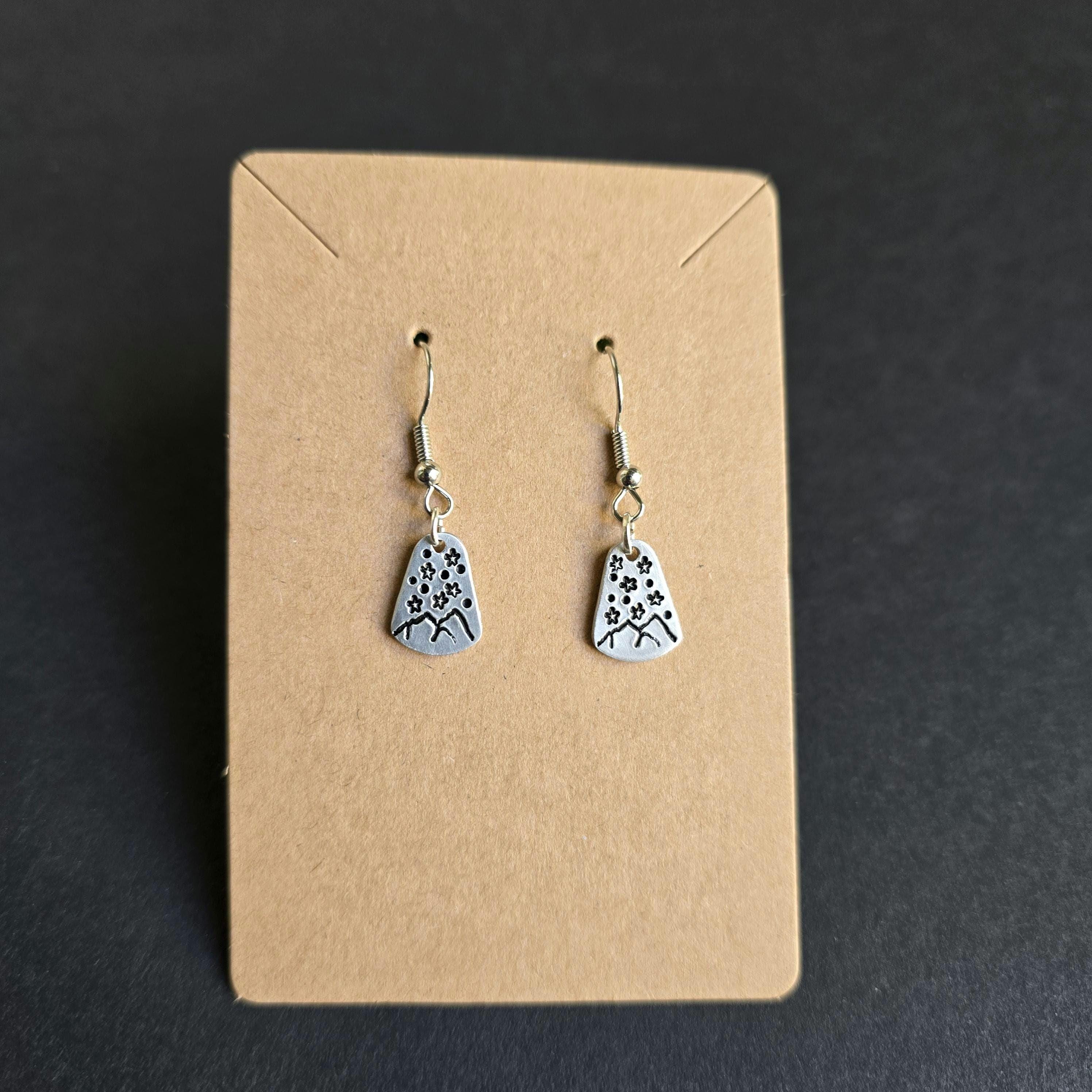 Night Sky Mountain Earrings | Nature-inspired Jewelry | Adventure ...