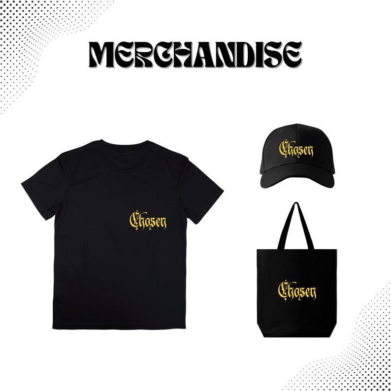 Chosen SVG PNG – Christian Faith Quote, Bible-inspired Positive Digital ...