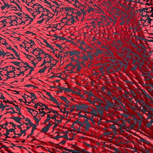 Bernard Velvet Red Color 60"width ,to Way Stretch - Etsy