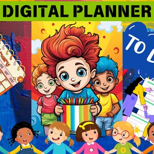 Ultimate Kids Digital Planner Bundle Back to School Planner Puzzles ...