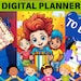 Ultimate Kids Digital Planner Bundle Back to School Planner Puzzles ...