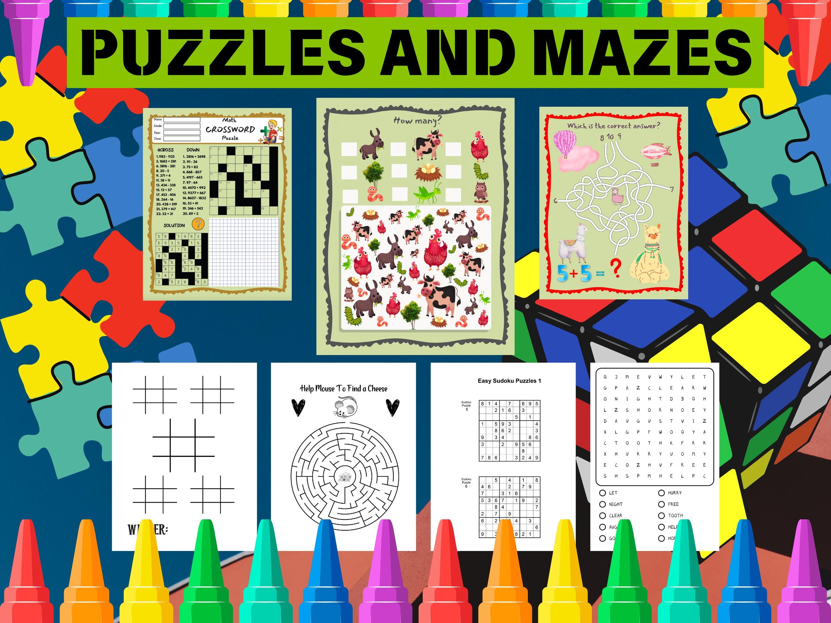 Ultimate Kids Digital Planner Bundle Back to School Planner Puzzles ...