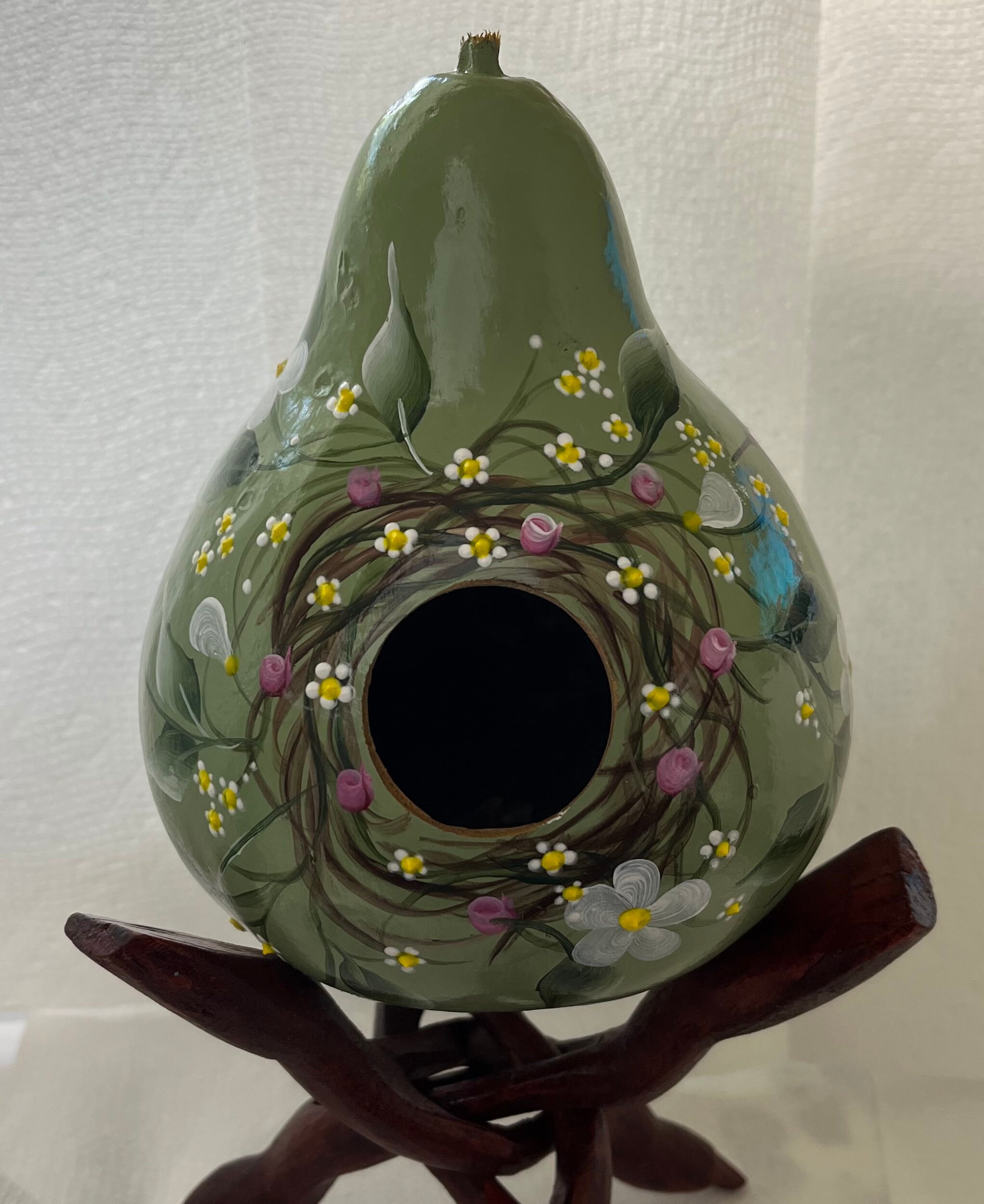 Gourd Birdhouse With Hummingbird - Etsy