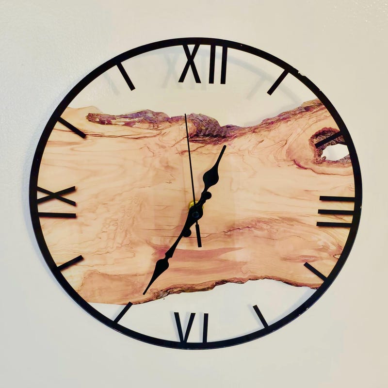 Wood Look Kitchen Clocks - Etsy UK
