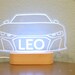 Custom Car Name Light Sign,custom Night Light,personalized Light,boy ...