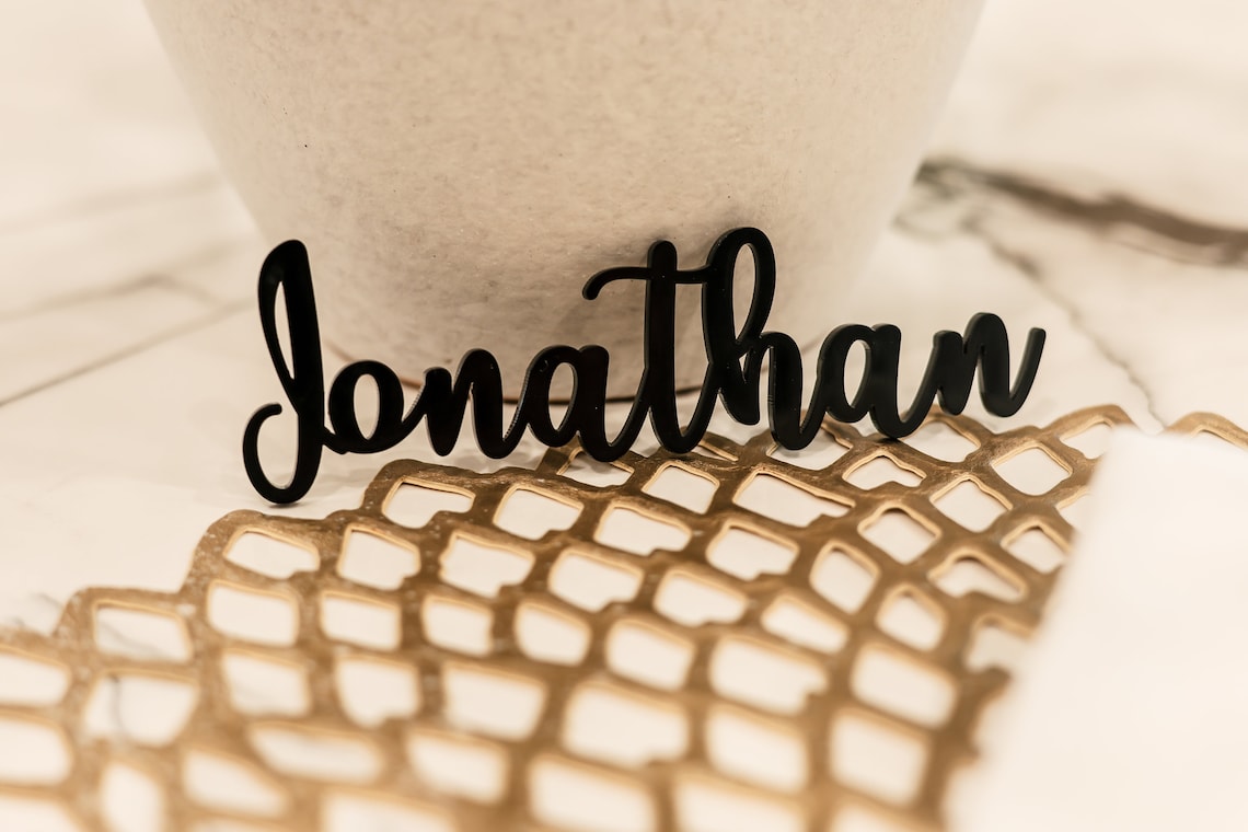 Acrylic Name Tags,table Name Tags,wedding Name Tags,event Table Setting ...