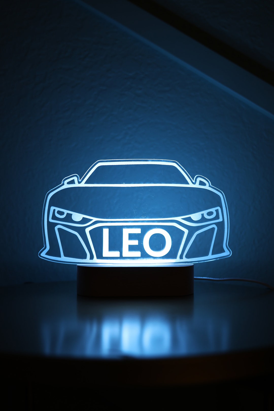 Custom Car Name Light Sign,custom Night Light,personalized Light,boy ...