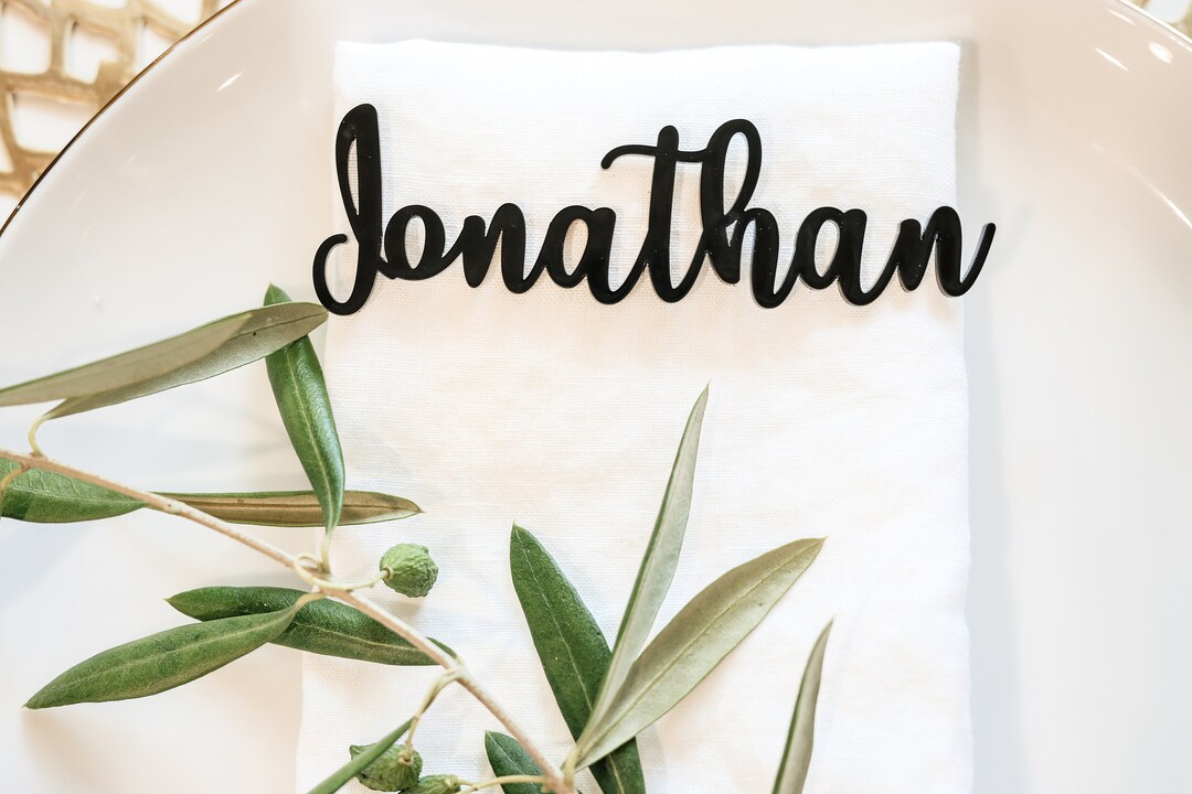Acrylic Name Tags,table Name Tags,wedding Name Tags,event Table Setting ...
