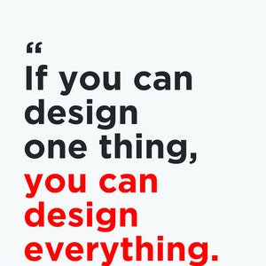 Massimo Vignelli Quote Poster - Etsy