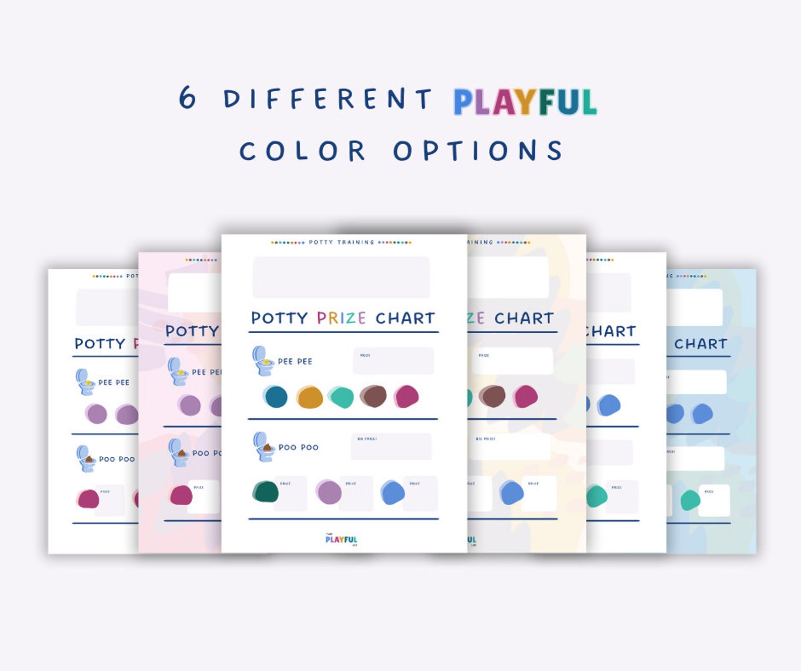 Printable "potty Training” Poster Bundle, Prize Chart, Rewards Chart ...