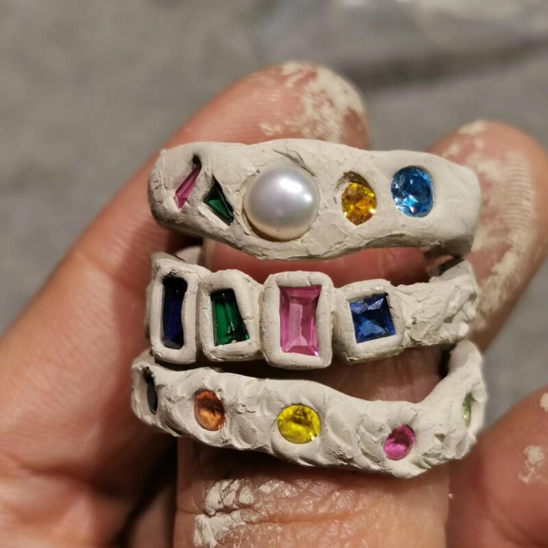 Silver Clay Jewelry - Etsy