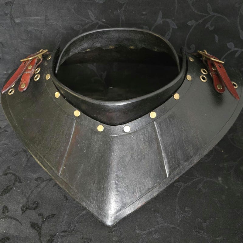 Leather Gorget - Etsy
