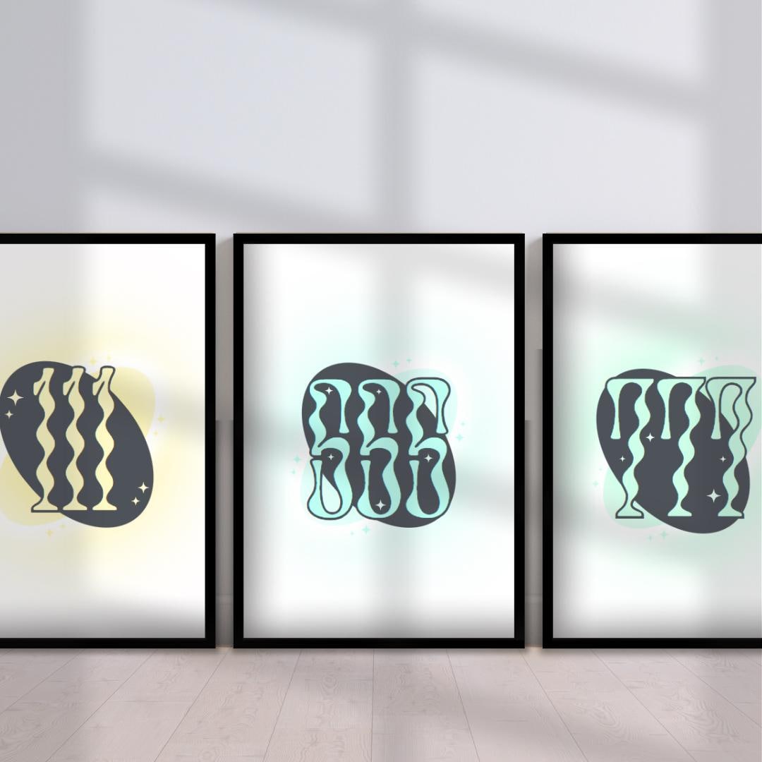 Angel Number Wall Art Bundle, Printable Poster Set, Home Decor Print ...