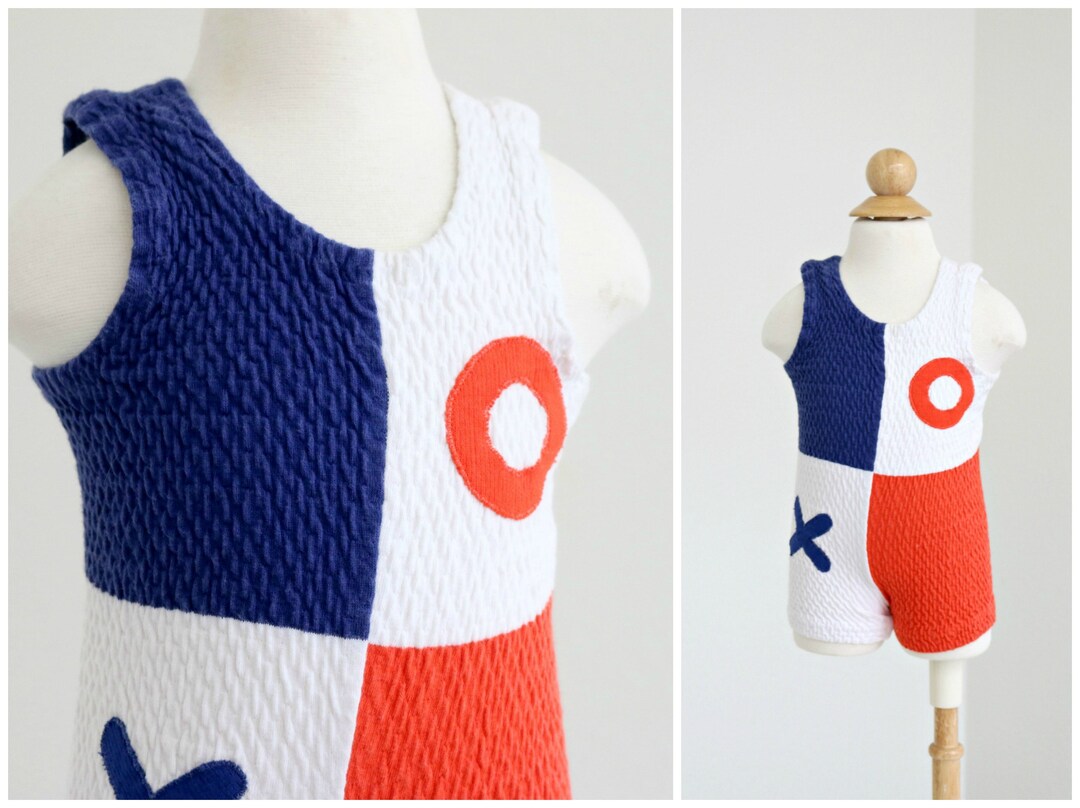 1950s Carltona Tic Tac Toe Swimsuit // Size 3 Months - Etsy