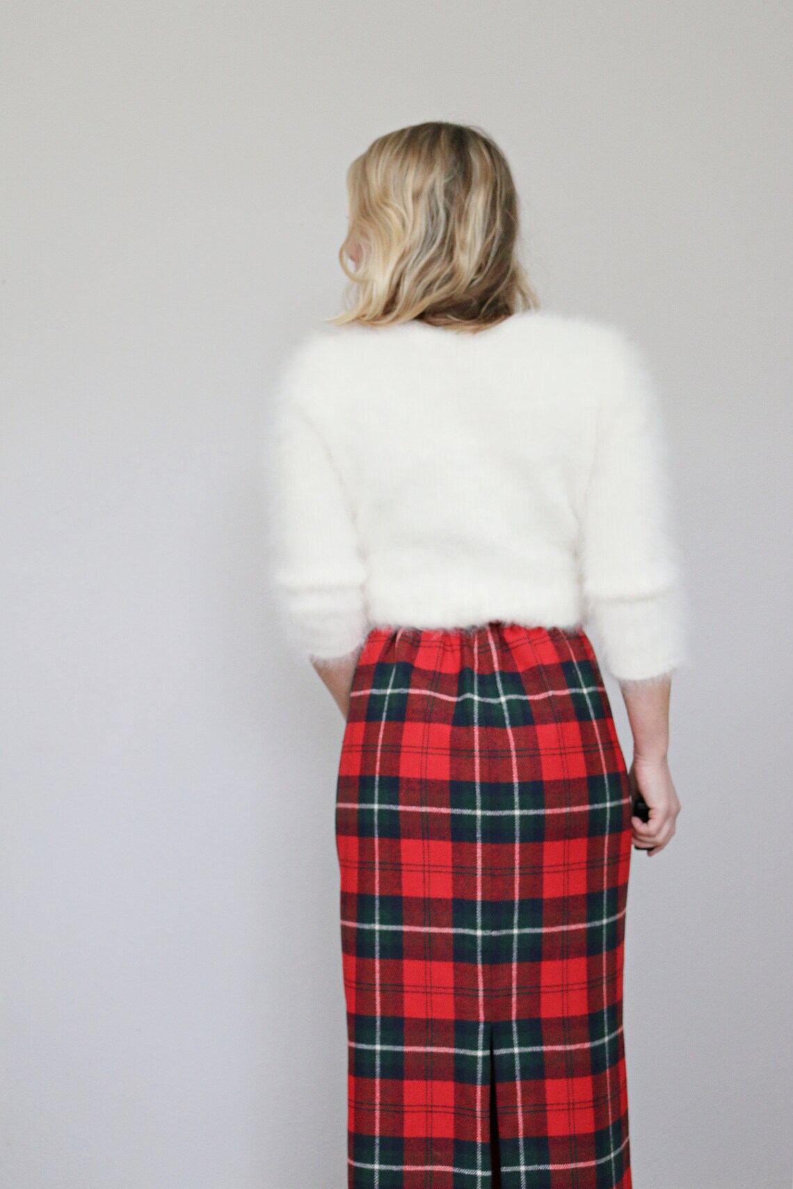 1970's Florence Walsh Plaid Skirt // Size Double Extra - Etsy