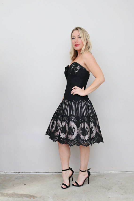 1990's Chris Kole Silk Drop Dress // Women's Extra Sm… - Gem