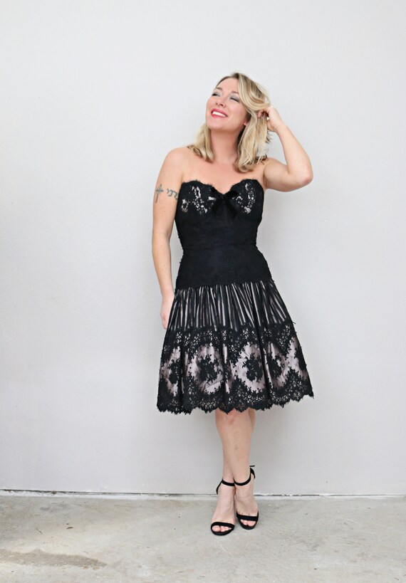 1990's Chris Kole Silk Drop Dress // Women's Extra Sm… - Gem