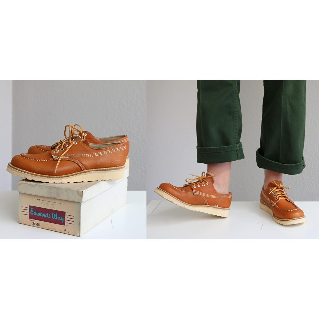 1970's Deadstock Vintage Spice Tan Camper Oxfords ~ Women's Size 7-1/2 ...