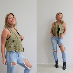 1940's Red Head Duck Hunting Vest // Men's Size Medium // Women's Size ...