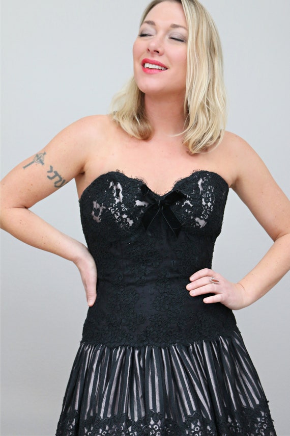 1990's Chris Kole Silk Drop Dress // Women's Extra Sm… - Gem