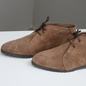 Deadstock, 1990's Buskens Honeycomb and Suede Boots // Women's Size 5-1 ...