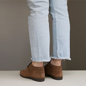 Deadstock, 1990's Buskens Honeycomb and Suede Boots // Women's Size 5-1 ...