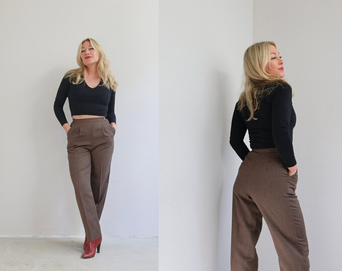 1980's Condor Chevron Print Trousers // Women's Size Double Extra Small ...