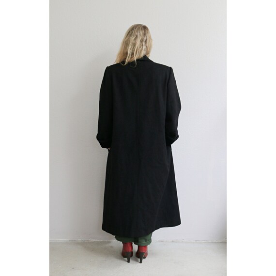 1990's Amanda Gail Wool & Velvet Overcoat // Women's … - Gem