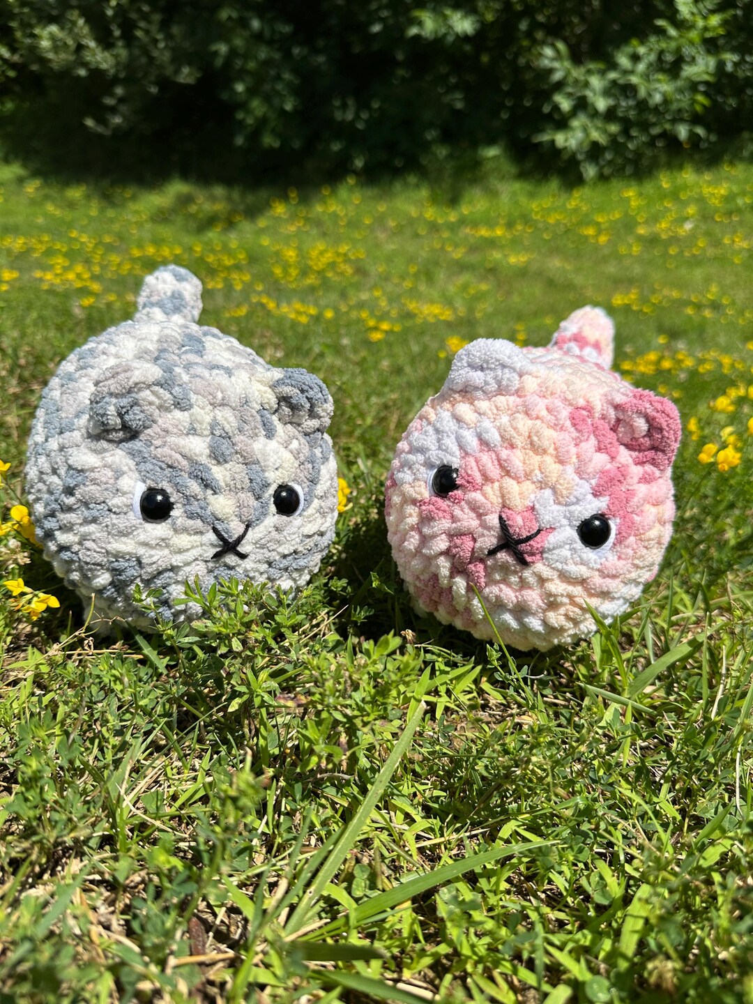 Loaf Cat Plushie Made to Order Crochet Chunky Stuffed Animal Cat ...